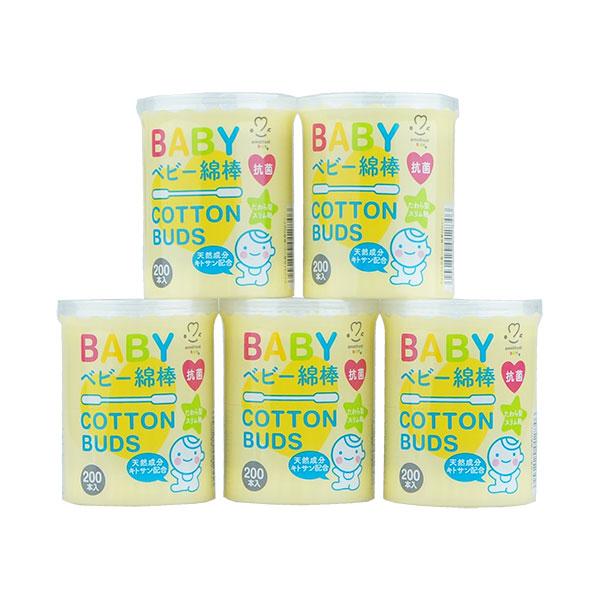 ■特長・紙軸 両綿(たわら型スリムタイプ)・フタ付円筒ケース入・低刺激性天然抗菌剤キトサンを使用・赤ちゃんの耳サイズに合わせた細軸俵型綿棒ですので、汚れを上手に拭き取ることができます■入数200本入×10個セット■用途・耳、鼻、口などのお手...