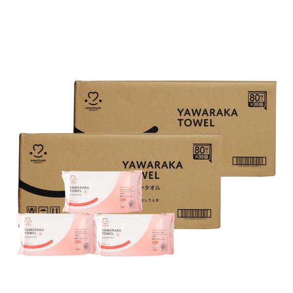 ■特長・ケースでお得・うるおい成分の桃の葉エキスを配合したウェットティッシュ・ノンアルコール・無香料・手軽に使える80枚入・「ホワイトリボン運動」推進・化粧水類・パラベンフリー■サイズ19cm×14cm■入数80枚入×72個セット(2ケース...