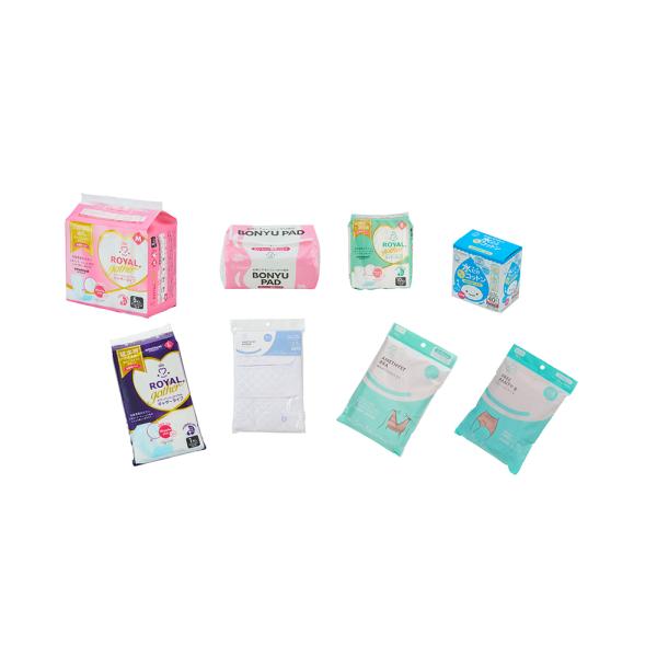 ■特長出産直後のデリケートなママも安心の出産準備セット■セット内容・アメジストママとベビーの水だけぬれコットン40包入 1個・アメジストニッパー（伸縮腹帯） 1枚・オサンパットロイヤルギャザーL1枚入 1袋・オサンパットロイヤルギャザーM5...