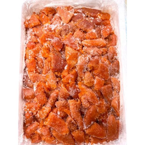 とってもお得なたらこの切れ子(バラ)です。形が悪いだけで値段がリーズナブルになります。そのままでももちろん、いろんな料理にたっぷりどうぞ！※こちらの商品はメーカーお任せになります。【内容量】　2ｋｇ【原材料】　すけそうだらの卵、食塩、調味料...