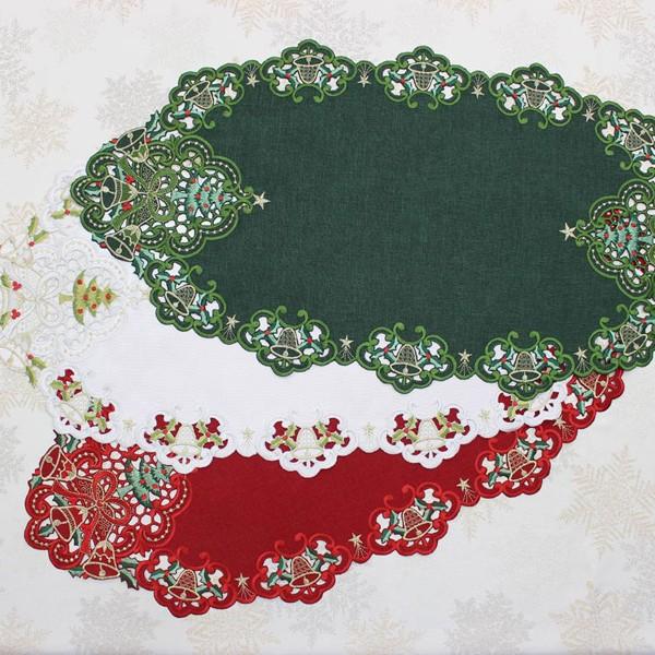 ■デザインコンセプト　テーブル周りをお手軽にクリスマスデコレーション■商品について　クリスマスのコーディネートにオススメのテーブルセンターです。