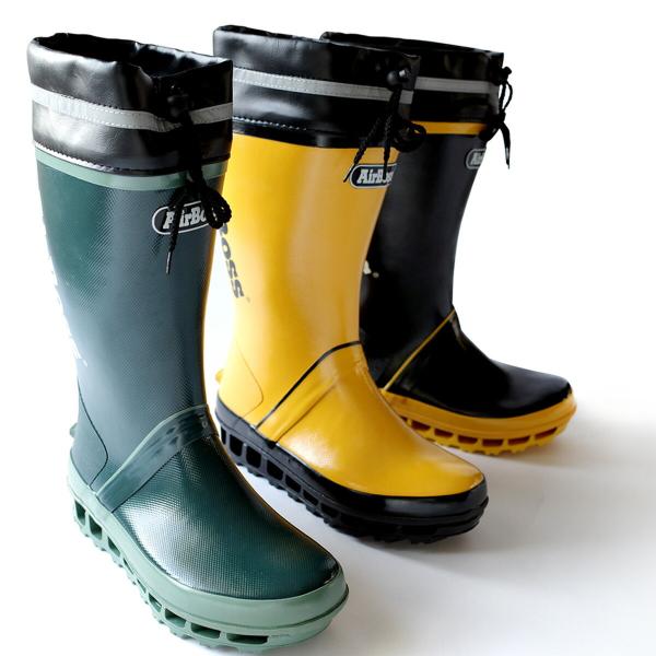 新設計ソールで弾力性UP！衝撃吸収性を高めるソールで足を守ります。老舗ゴム履物メーカーの福山ゴム工業の製品です。「エアボスタイヤ」から誕生した丈夫なワークブーツ。地面の凹凸、石などを踏んでも、衝撃が伝わりにくく足への負担を軽減します。裏地に...