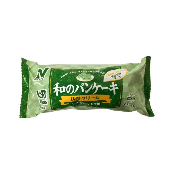 【NEW】【冷凍】しっとりとした生地の中に宇治抹茶と北海道産生クリームで作った抹茶クリームを挟みました。ふんわりやわらかな食感の一品です。※在庫以上の数量をご希望の場合は、お手数ですがご注文前に弊社までお電話にてご連絡頂きたくお願い申し上げます。