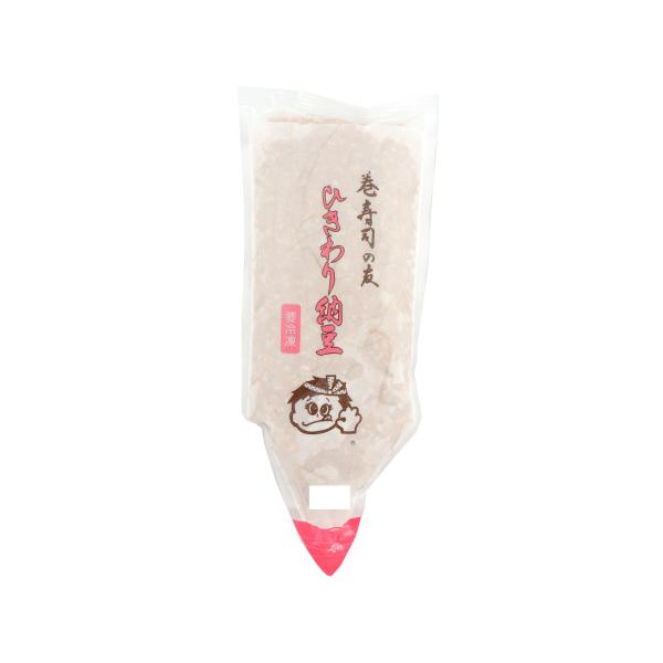 【冷凍】薄味に調味をした納豆です。解凍後先端を切って絞り出せば、そのまま召し上がれます。納豆巻や納豆料理などにご使用ください。調味練り上げ済なので、調味の為の道具が要らず、まわりも汚しにくくなります。※在庫以上の数量をご希望の場合は、お手数...
