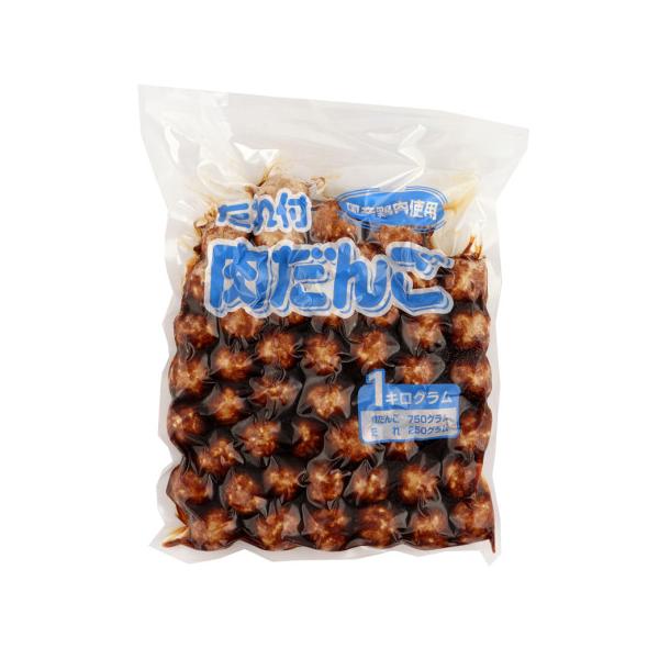 【冷凍】国産鶏肉を使用したタレ付ミートボールです。ジューシーなミートボールでお弁当や定食の一品などに使いやすいサイズです。※在庫以上の数量をご希望の場合は、お手数ですがご注文前に弊社までお電話にてご連絡頂きたくお願い申し上げます。