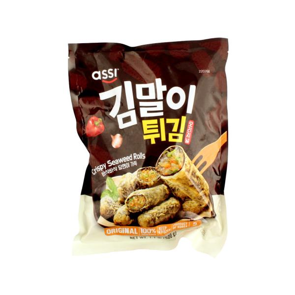 【冷凍】味付け春雨を海苔で巻き、天ぷらにしました。サクッとした衣とモチっとした春雨の食感が魅力です。※在庫以上の数量をご希望の場合は、お手数ですがご注文前に弊社までお電話にてご連絡頂きたくお願い申し上げます。