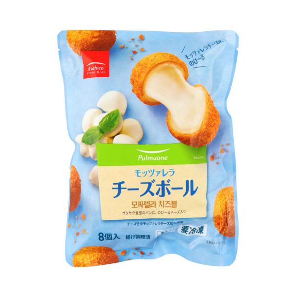 【冷凍】大人気のチーズボールをご家庭で簡単に。外はサクサク、中はもちもちパン生地の中に、のび〜るチーズ入り。甘じょっぱい味がクセになります！家族みんなで、子供のおやつに、お酒のおつまみに！袋入りで、食べたい量だけ電子レンジで手軽に楽しめます...