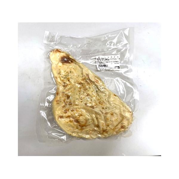 【NEW】【冷凍】タンドール(ナンを焼く特殊窯)にて炭火で1枚1枚丁寧に焼き上げました。定番のナンにガーリックペーストを塗り、そのままでもナンの甘さとにんにくの香ばしさが病みつきになります。カレーをつけてもおいしくお召し上がりできます。※1...