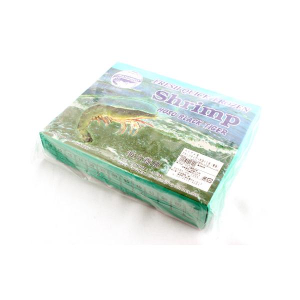 【冷凍】鮮度の良いブラックタイガーを選りすぐりました。現地の有力パッカーを中心に良品原料を集荷し、ニチレイフレッシュの社員が生産指導した工場を中心に買付けを実施しております。しっかりとした鮮度、色目、味のある有頭ブラックタイガーです。※箱が...