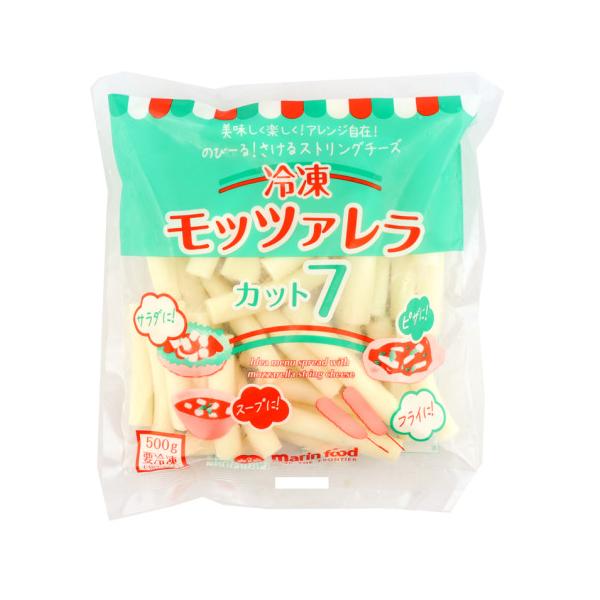 【冷凍】普段のお料理に使用できるモッツァレラチーズ100％の商品です。1個あたり約7cm長の商品です。業務用1袋当たり500g入っています。餃子の中に入れたり、衣をつけてフライにしたり、様々なお料理にご使用ください。※在庫以上の数量をご希望...