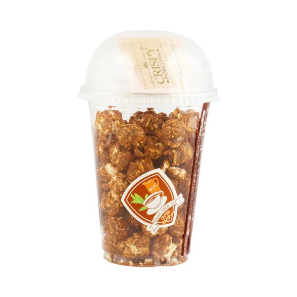 【常温】〇キャラメルが絡みやすい、大きく丸く弾ける『マッシュルームタイプ』の豆を使用しています。ブラウンシュガーと生クリーム、バターを使用した紅茶の香りを引き立てるミルク感あふれるキャラメルベースに仕上げました。〇上質な茶葉を、たっぷりのミ...