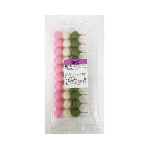 【冷凍】米粉を使用した風味が豊かなコシのある三色だんごです。緑生地にはよもぎを加えました。大きさは30gと小さなだんごですので色々な料理に添えていただけます。風味とともに彩りも添えていただける商品です。※在庫以上の数量をご希望の場合は、お手...