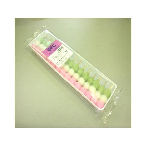 【冷凍】米粉を使用した風味が豊かなコシのある三色だんごです。緑生地にはよもぎを加えました。大変小さくかわいいだんごですので、お食事やお弁当、さらにはパフェなど色々な料理に添えていただけます。風味とともに彩りも添えていただける商品です。自然解...