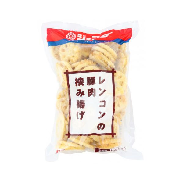 【冷凍】シャキシャキのレンコンとジューシーな具が相性抜群です。豚ひき肉に、たまねぎやキャベツを合わせた具をレンコンで挟み、衣を付けて揚げました。※在庫以上の数量をご希望の場合は、お手数ですがご注文前に弊社までお電話にてご連絡頂きたくお願い申...