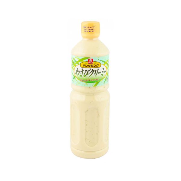 【常温】理研のビーズ技術を駆使して、わさびの風味をビーズカプセルに閉じ込めました、珍しいクリーミータイプのドレッシングです。サラダ、魚介類、フライ物などにお使いいただけます。※浮遊物は、わさび風味カプセルです。※3月頃、自然切替で商品がリニ...