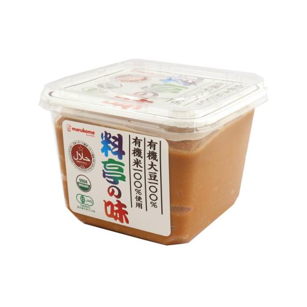 【常温】料亭の味ブランドの味噌をイスラム信徒の方が安心して食べて頂ける、ハラール認証取得のみそ。有機大豆、有機米、塩のみを使用し、さっぱりとしたくせのない淡色系こしみそ。※みそは温度が高くなると色や風味が変わりやすいため、未開封でも冷蔵庫で...