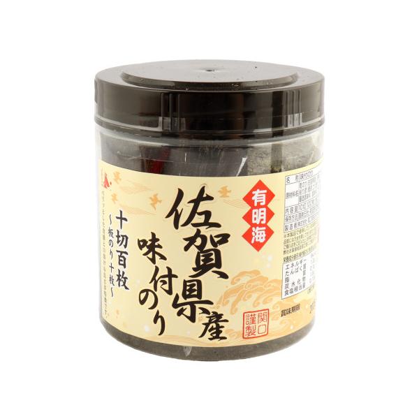 【常温】有明海佐賀県産の海苔の中から、パリっとした食感と口溶けの良い原料を厳選し味付けしました。朝食などに便利な卓上タイプの味付のりです。※在庫以上の数量をご希望の場合は、お手数ですがご注文前に弊社までお電話にてご連絡頂きたくお願い申し上げます。