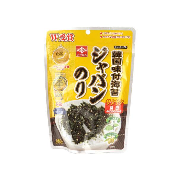 【常温】ジャバンのりとはフレーク状の海苔を、ごま油・塩・えごま油、オリーブ油などで味付けして香ばしく炒めた韓国海苔です。韓国では古くからおつまみやふりかけとして人気です。ごはんにかけたり、サラダや麺類のトッピングに使ってもおいしくいただけま...
