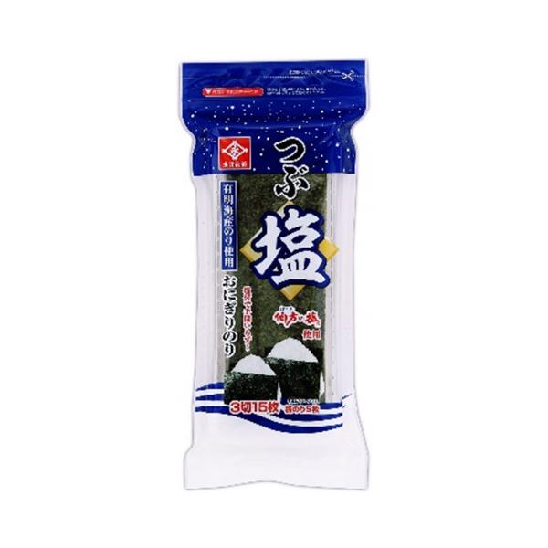 【常温】"伯方の塩"の粒がそのまま海苔の裏に付いており、昔ながらの塩おにぎりがのりを巻くだけで簡単に作れます。歯切れの良さが特徴の有明海産原料を使用しています。※在庫以上の数量をご希望の場合は、お手数ですがご注文前に弊社までお電話にてご連絡...