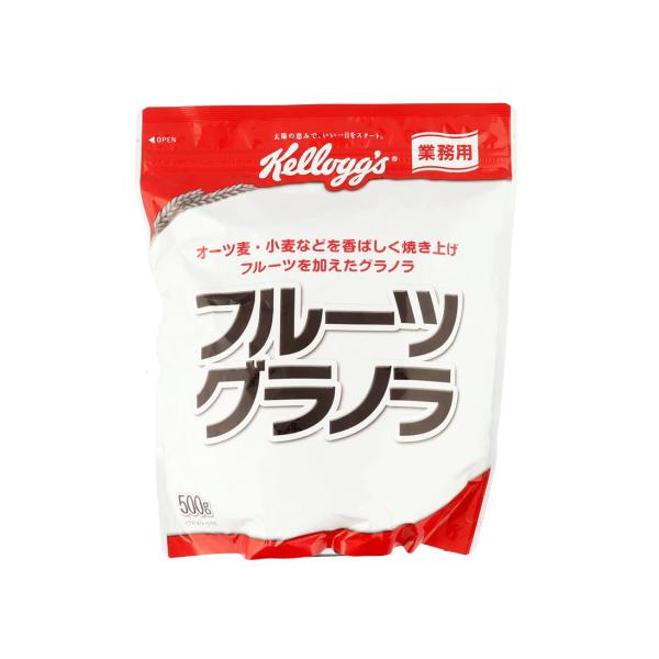 【常温】オーツ麦・小麦などを香ばしく焼き上げ、レーズン・クランベリー・イチゴのフルーツと、かぼちゃの種を加えたグラノラです。※在庫以上の数量をご希望の場合は、お手数ですがご注文前に弊社までお電話にてご連絡頂きたくお願い申し上げます。