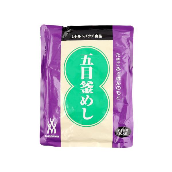 【常温】醤油の程よい色と香り、塩味と旨味のバランスが自慢の、炊き込み用 五目ごはんの素です。手軽に、具だくさんの五目ごはんが出来上がります。トッピングによって季節感を演出でき、年間メニューとして役立ちます。※在庫以上の数量をご希望の場合は、...