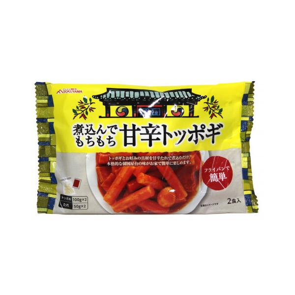 【常温】フライパン一つで簡単、煮込むだけ！米粉でつくった煮崩れしにくいもちもち食感の韓国餅と甘辛タレのセット。※在庫以上の数量をご希望の場合は、お手数ですがご注文前に弊社までお電話にてご連絡頂きたくお願い申し上げます。