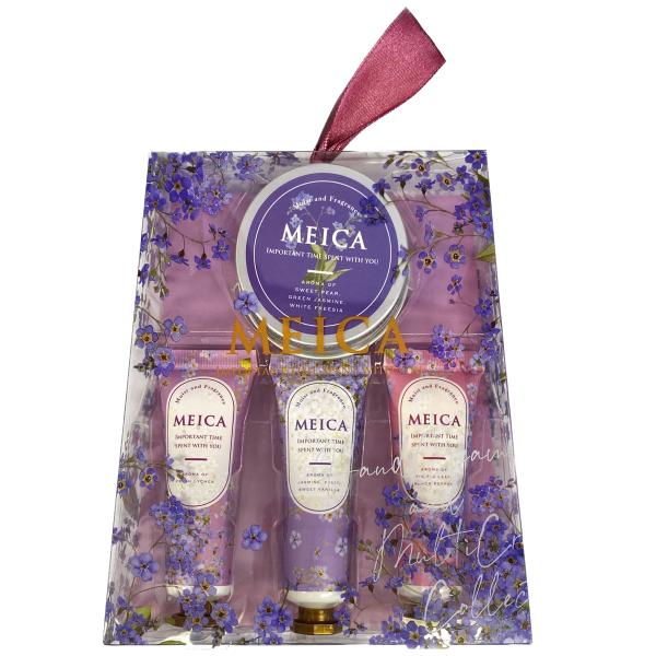 3種類の香りのハンドクリームとボディクリームのセットフレッシュライムの香りジャスミン、フルーツ、スイートバニラの香りいちじく、いちじくの葉、ブラックペッパーの香り※アウトレット商品（パッケージに割れがある場合あり）の為、返品交換は出来かねま...