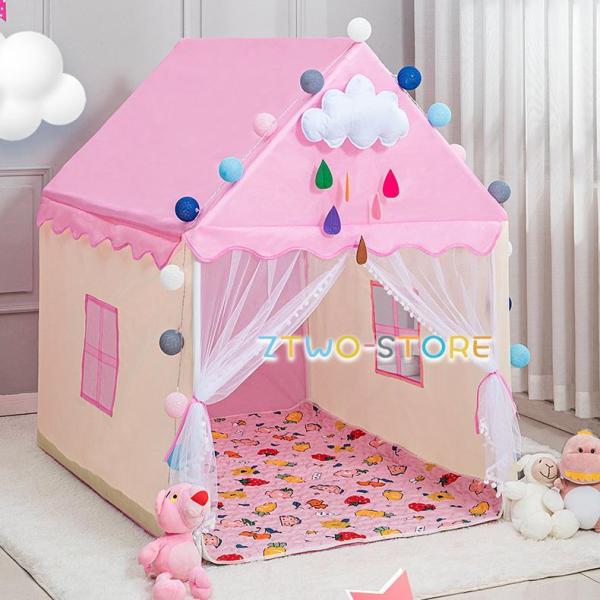 検索ワード：キッズテントハウス ボールハウス 子供用テントハウス 収納バッグ付き 室内 屋内 キッズ ベビー おもちゃ入れ プレイテント おままごと 秘密基地 子供部屋 男の子 女の子 幼児 収納 クリスマス ギフト 誕生日 出産祝い ビー...