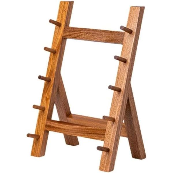 【お洒落なデザイン】ナチュラルで滑らかなデザインのおしゃれな木製包丁スタンド。シンプルなデザインなので、キッチンにも馴染み素敵なインテリアのような包丁スタンドです。【使いやすく・多種類のナイフを収納できる】取り出しやすいヨコ置きタイプ、滑り...