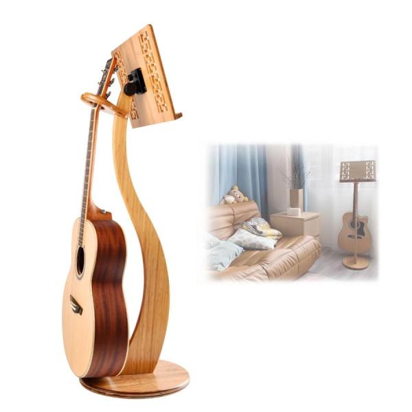 ★ 楽譜スタンドとギタースタンドの2 in 1、ギター、バイオリン、ドラムなどのさまざまな楽器に最適です。 学校、オーケストラ、合唱団、教会バンド、教室に最適です。★楽譜ボードは大きな回転角度で340度回転でき、位置決めが簡単です。適切と思...