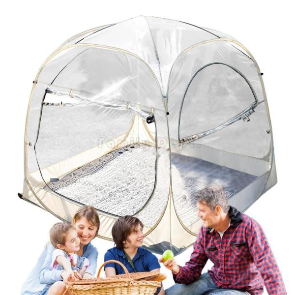 耐久性のある透明なスターテントで自然の美しさを体験してください。通気性の良いドアと窓により、快適に素晴らしい景色を共有できます。男性に最適で軽量なのでセットアップが簡単で、アウトドアアドベンチャーに最適です。プロパティ製品サイズ：（約）18...