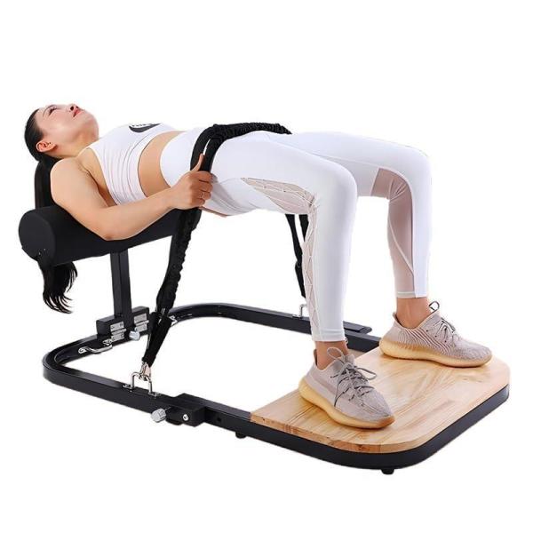 【2024】ヒップスラストマシン お尻の運動 大臀筋トレーニング 耐荷重150kg 高さと長さは調節可能 組立不要 レジスタンスバンド付き 多目的グルートベンチ 臀筋