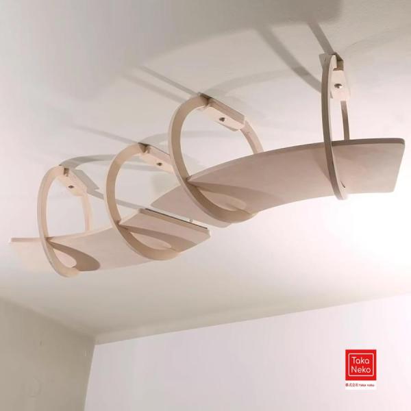 壁掛け式猫用ウォール家具 キャットステップ 猫 キャットウォーク ステップ キャットウォーク キャットウォーク壁用 猫 棚 猫 はしご キャットステップ スカイコ