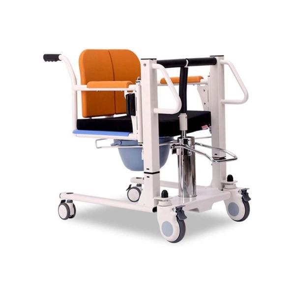 患者リフト患者リフト移乗椅子家庭用ポータブル輸送車椅子W/180°分割シート手動リフト移乗補助便器寝たきり麻痺高齢者用
