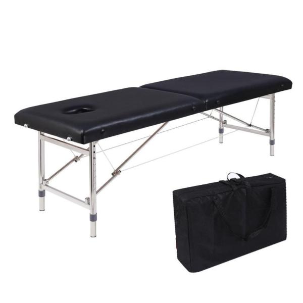 注意：海外倉からの発送で、輸送過程中に個々の部分に摩耗や傷痕が生じる場合がありますが、使用には影響ありません。【商品サイズ】折りたたみマッサージテーブルの展開サイズは180*60*65cmです。 梱包サイズは96*64*18cm、重量は13...