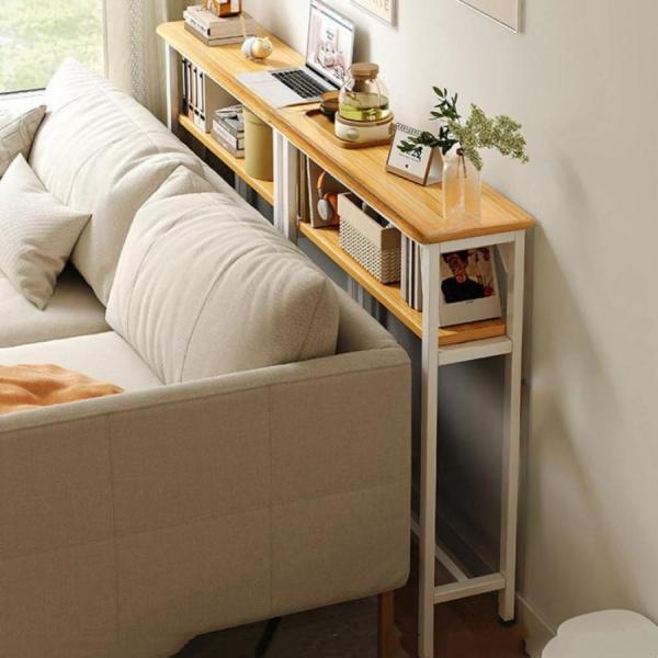 エントランス台 コンソールテーブル 玄関テーブル サイドテーブル スリム 木目調 細長い 省スペース オープンシェルフ オープンラック エントランス 玄関収納