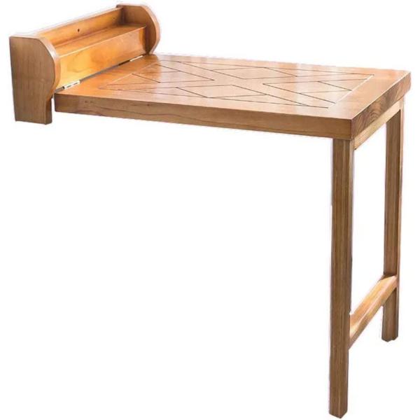 ▲無垢材ミニ折りたたみテーブル、最高品質の無垢材を選択してフレームを形成します。テーブルトップの素材は厚く、安定していて耐久性があります▲木材の選定から乾燥、磨き、磨きなど十数工程以上の微細加工により、製品の安定性を確保▲簡単なインストール...