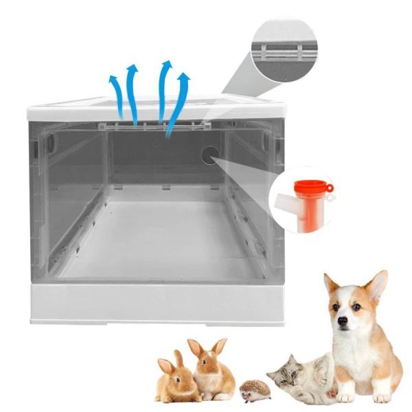 ペット用 フォールド酸素室 ペット 酸素 ケージ 酸素icuケージ 酸素吸入器 ペット ボックス 犬、猫、様々な小動物に使用できます