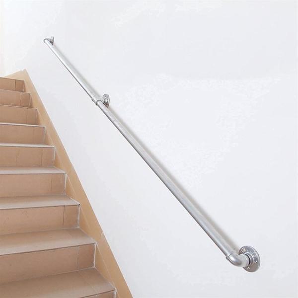 ▲手すり素材：各ブラケットは400kgをサポートします。頑丈な壁掛けブラケットを備えた鉄製のアート製。引っかき傷や耐摩耗性、滑らかな表面▲コンプリートキット：アームレスト、固定ディスク、拡張ネジ、釘が含まれ、快適で安全なグリップと家族を保護...