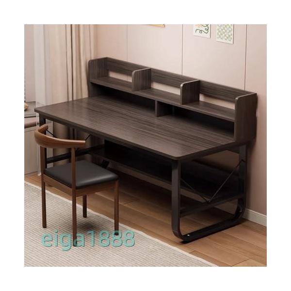 1. 大容量収納80/100/ 120CM×50CM の広いテーブルトップに加え、テーブル上の段ボード収納スペースと下層の置物棚により、本、文具、電子機器などを整然と収納でき、作業空間も十分確保されます。2. 安全性向上 丸みを帯びた角が加...