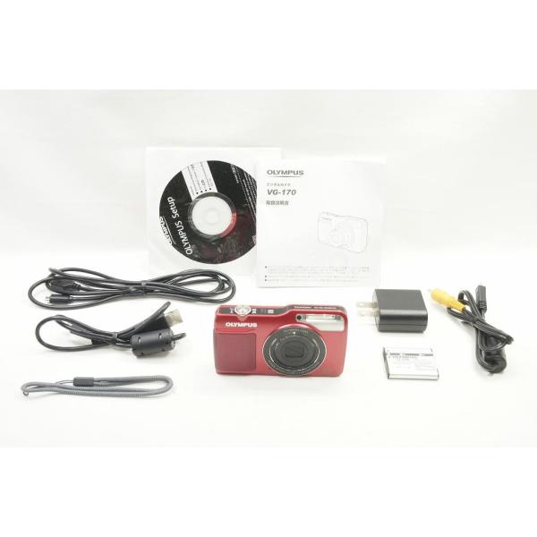 【商品名】OLYMPUS VG-170【外観ランク】訳あり品【備考】・十字ボタン動作不安定※その他のいかなる理由でも、返品不可の現状渡しとなります。予めご了承の上ご購入をお願いします。【付属品】付属品は写真に写っているものが全てとなります。...