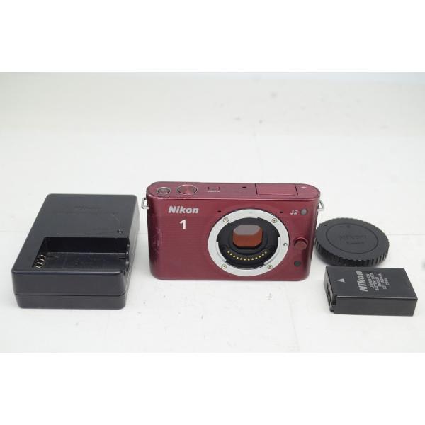 【商品名】Nikon 1 J2 【外観ランク】 ジャンク品【備考】・使用感・動画ボタン故障（動画撮影不可）・シャッター回数約41,150回※ショット数.com調べその他のいかなる理由でも、ジャンク扱い返品不可の現状渡しとなります。予めご了承...