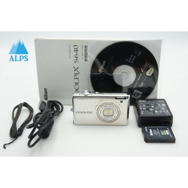 【商品名】Nikon COOLPIX S640【外観ランク】 並品【備考】【付属品】付属品は写真に写っているものが全てとなります。 全ての商品は自店の専門スタッフがコンディションチェックを済ませておりますのでご安心ください。