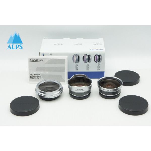 【商品名】OLYMPUS コンバーターレンズセット 3CON-P01【外観ランク】 美品【備考】【付属品】付属品は写真に写っているものが全てとなります。 全ての商品は自店の専門スタッフがコンディションチェックを済ませておりますのでご安心ください。