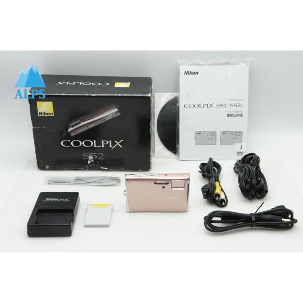 【商品名】Nikon COOLPIX S52【外観ランク】 美品【備考】【付属品】付属品は写真に写っているものが全てとなります。 全ての商品は自店の専門スタッフがコンディションチェックを済ませておりますのでご安心ください。