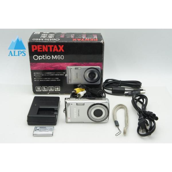 【商品名】PENTAX Optio M60【外観ランク】 並品【備考】現状渡し・異音あり※返品不可の現状渡しとなります。【付属品】付属品は写真に写っているものが全てとなります。