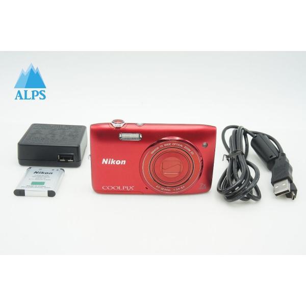 【商品名】Nikon COOLPIX S3400【外観ランク】 良品【備考】【付属品】付属品は写真に写っているものが全てとなります。 全ての商品は自店の専門スタッフがコンディションチェックを済ませておりますのでご安心ください。