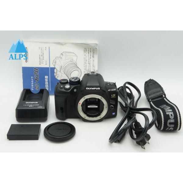 【商品名】OLYMPUS E-620 【外観ランク】 良品【備考】訳あり品・手振れ補正故障・ライブビューでモードダイヤル触るとシャッター降りる動作音（カシャ）がする。・シャッター回数僅か約2,350回※画像参照※訳あり品返品不可の現状渡しと...