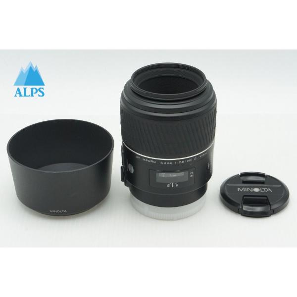 【商品名】MINOLTA AF 100mm F2.8 D MACROSONY αマウント【外観ランク】 並品【備考】【付属品】付属品は写真に写っているものが全てとなります。 全ての商品は自店の専門スタッフがコンディションチェックを済ませてお...