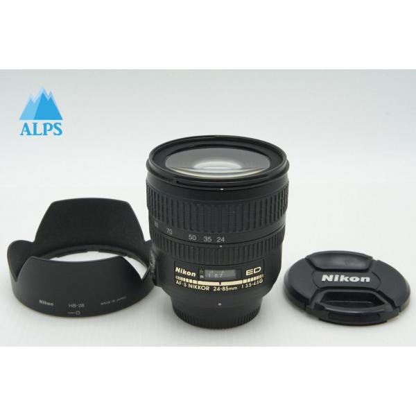 【商品名】Nikon AF-S ZOOM NIKKOR 24-85mm F3.5-4.5G ED IF※VR無し【外観ランク】 並品【備考】・ホコリ【付属品】付属品は写真に写っているものが全てとなります。 全ての商品は自店の専門スタッフがコ...